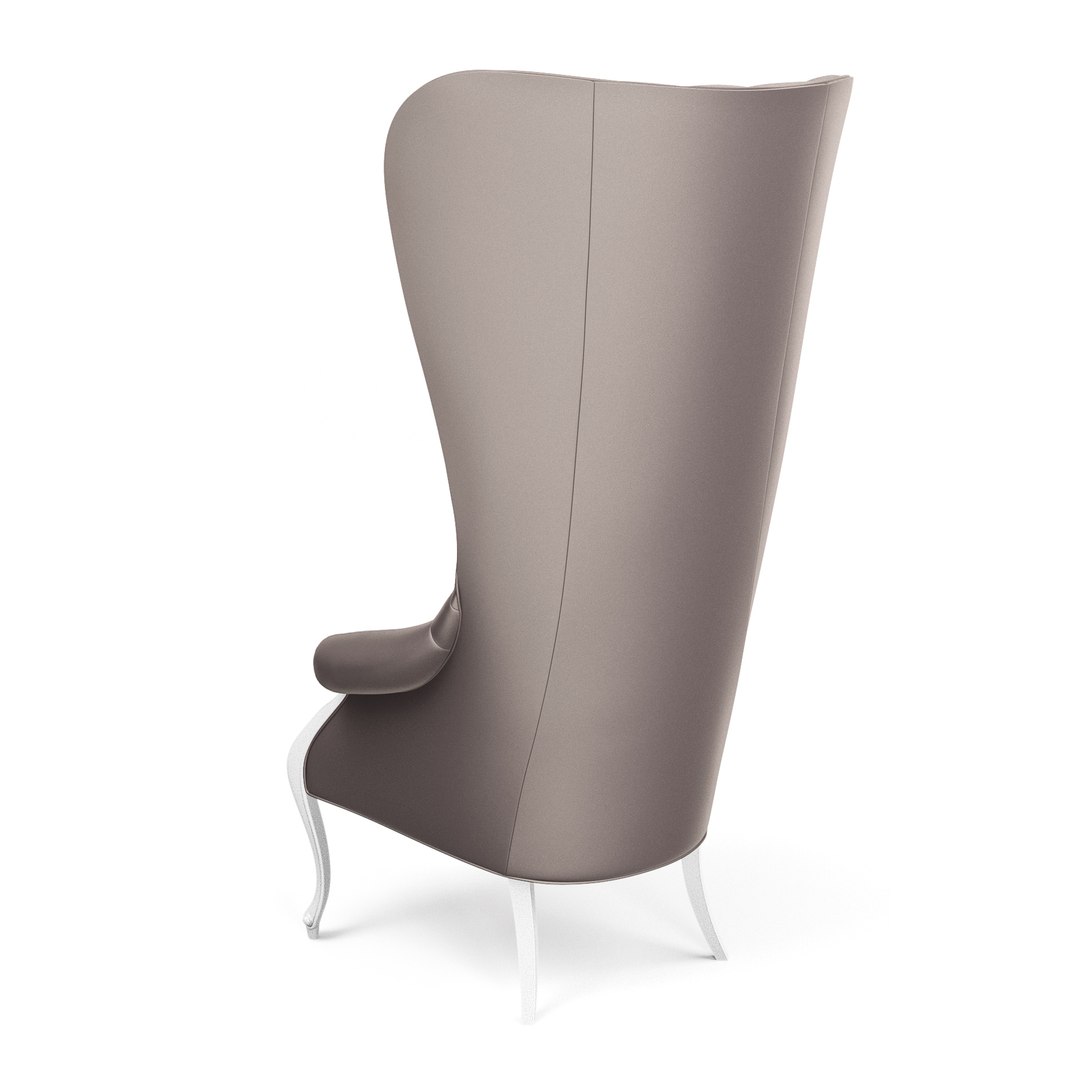 3D High-back Chair Christopher Model - TurboSquid 1338777