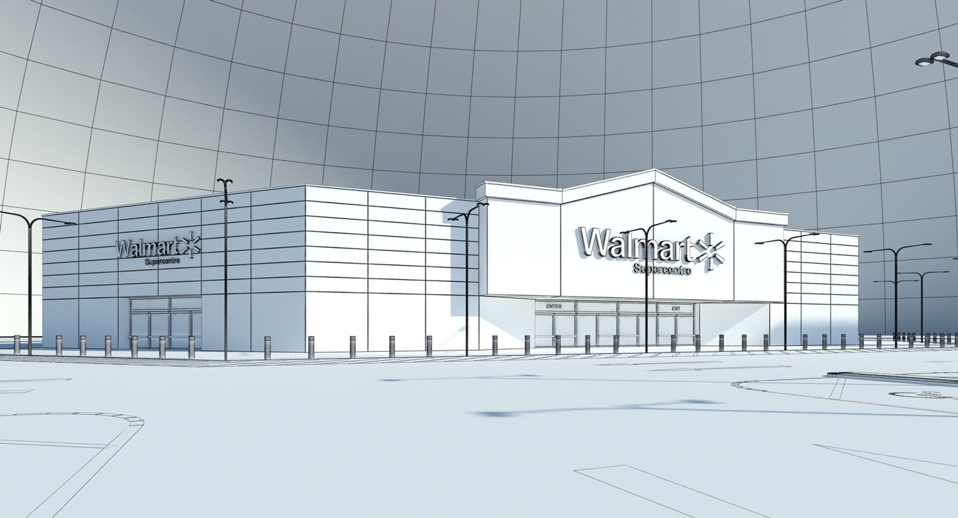 3ds Max Walmart Realistic