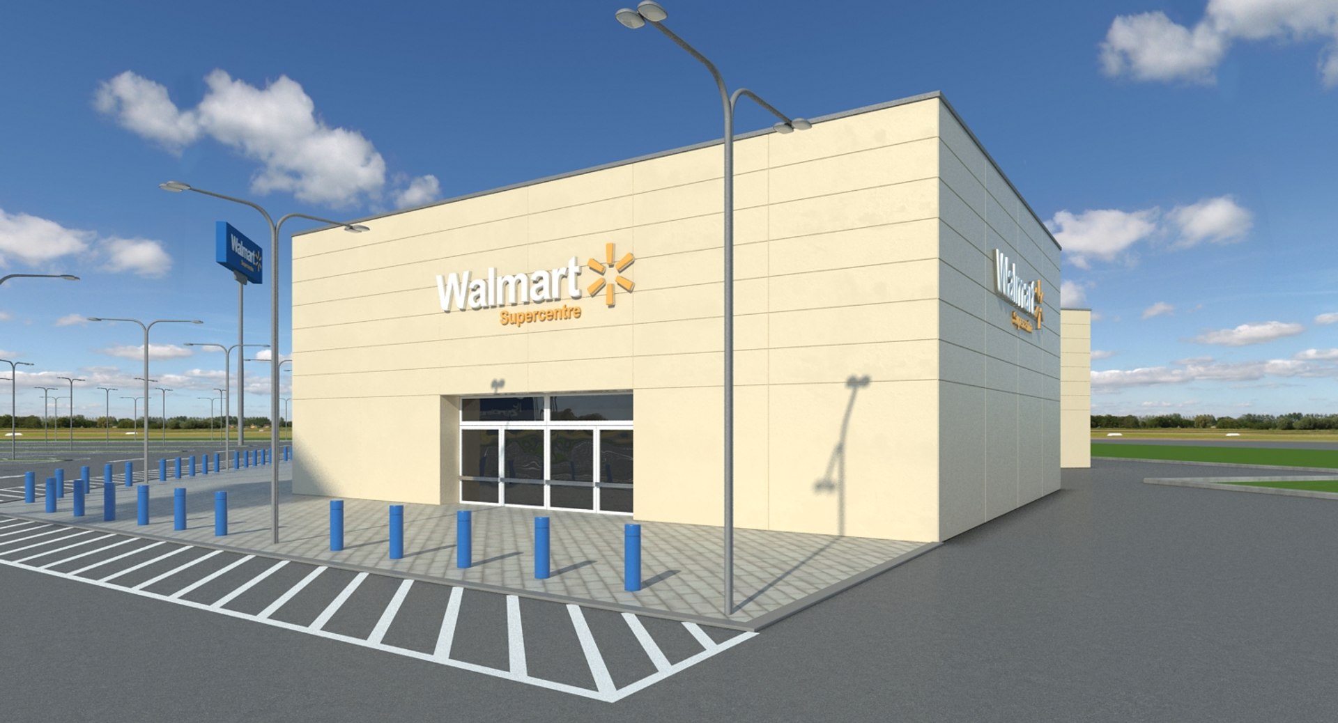 3ds Max Walmart Realistic