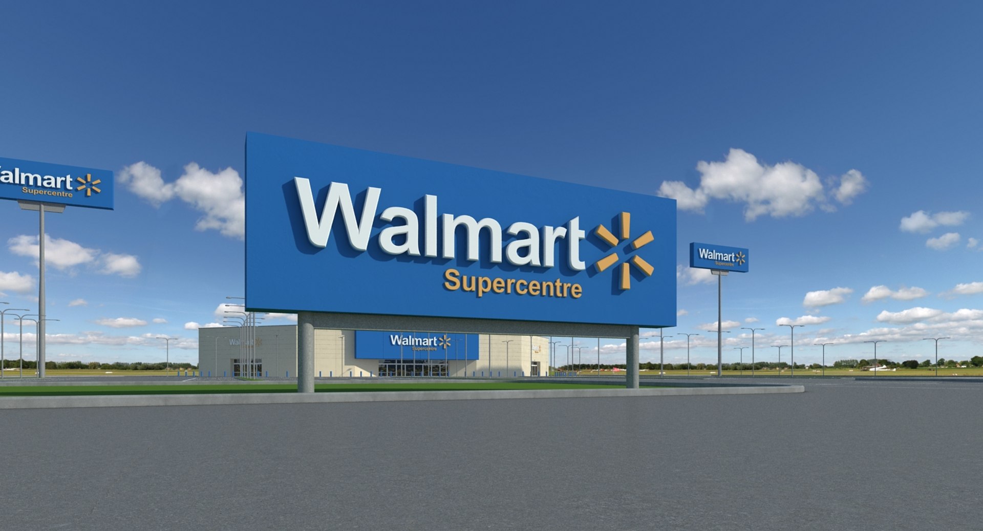 3ds Max Walmart Realistic