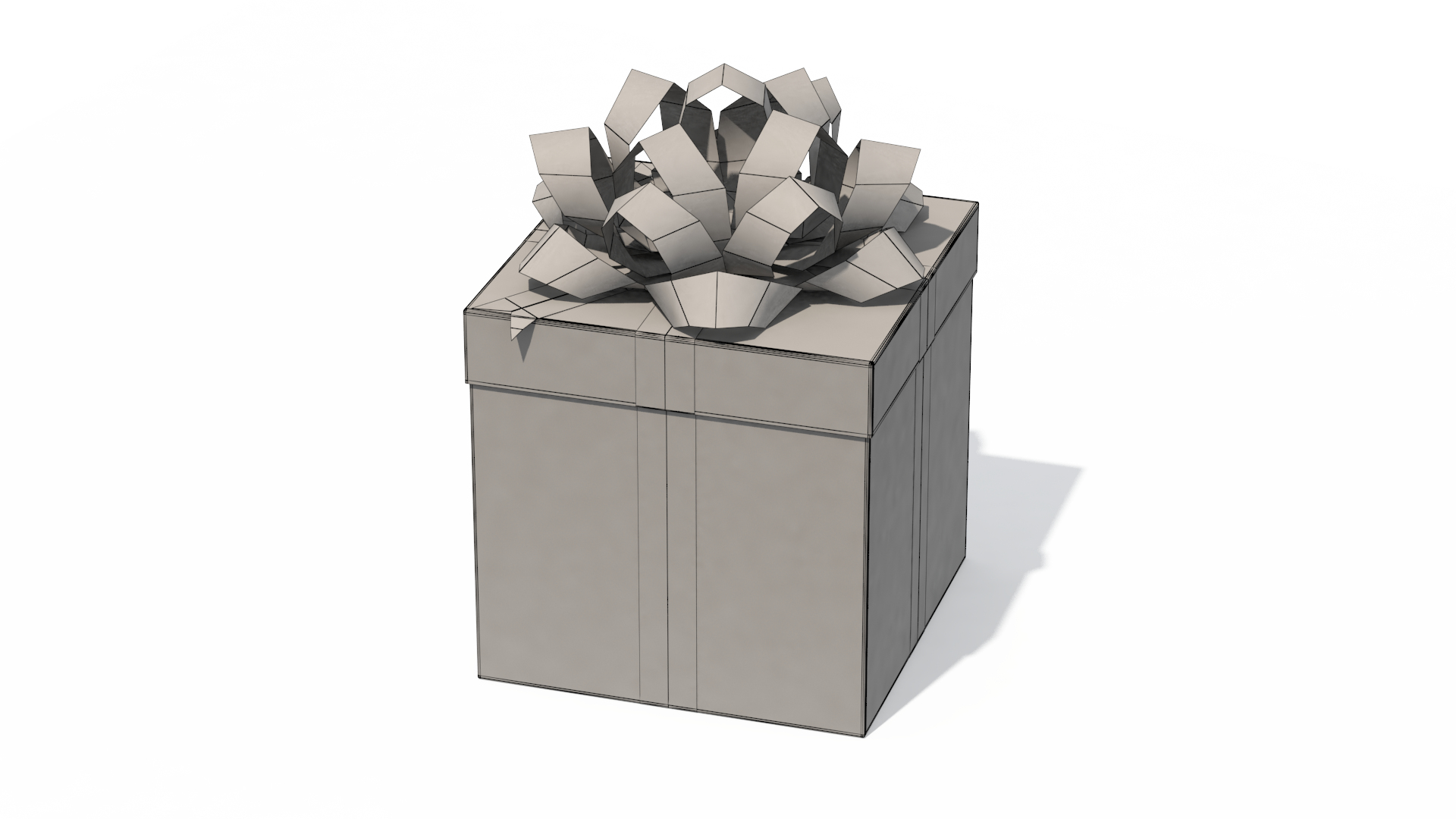 Gift Box Model - TurboSquid 1986377