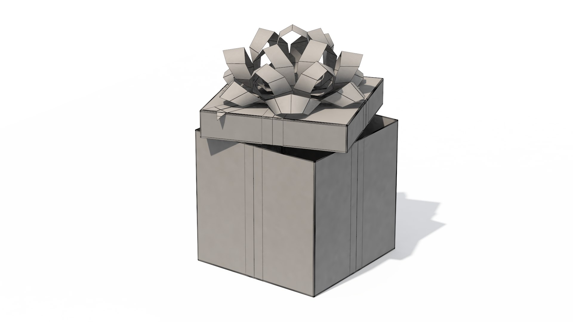 Gift Box Model - TurboSquid 1986377