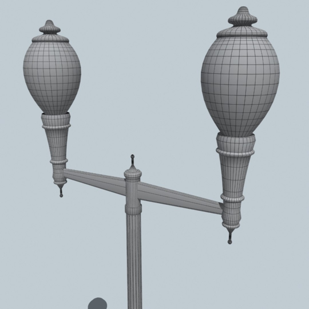 3d street lights model