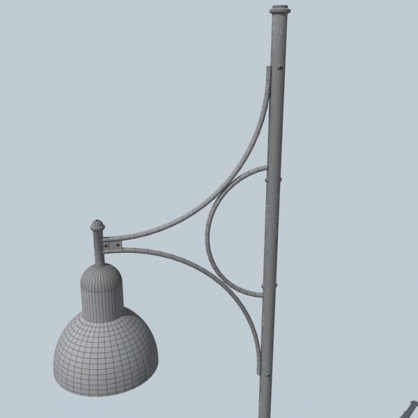 3d street lights model