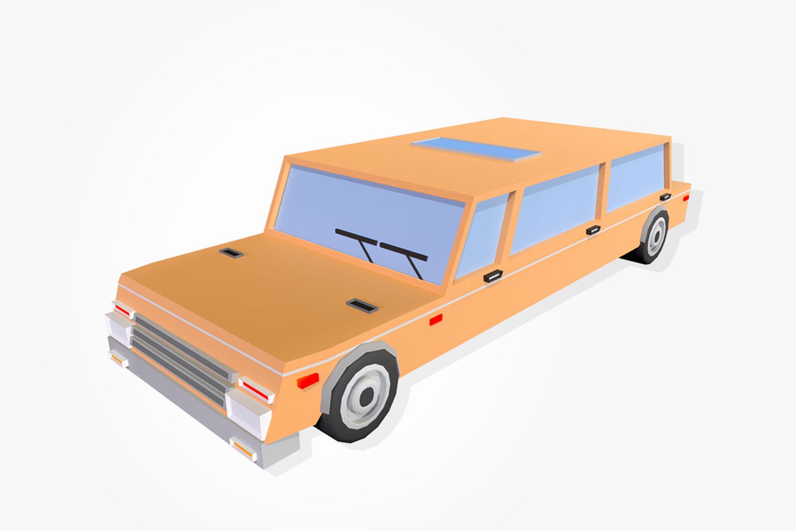 Cartoonish Car 3D Model 3D - TurboSquid 2124702