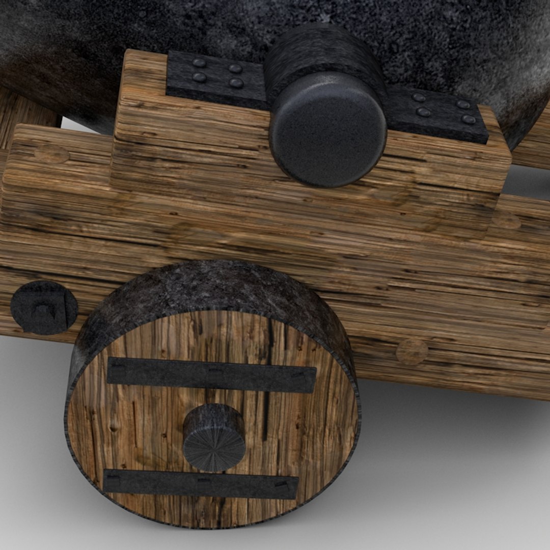 3d Cannon Limber Model