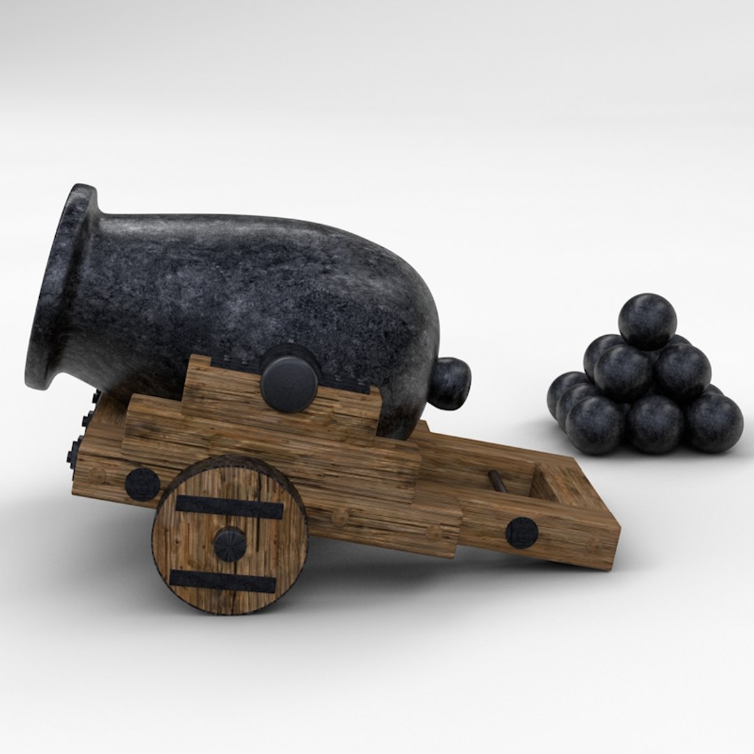 3d Cannon Limber Model