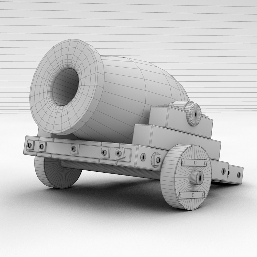 3d Cannon Limber Model