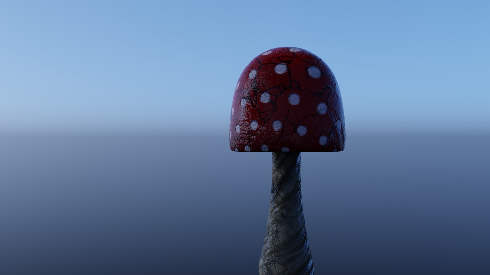 3D GiantMushrooms Dreamcore Style Model - TurboSquid 1924748