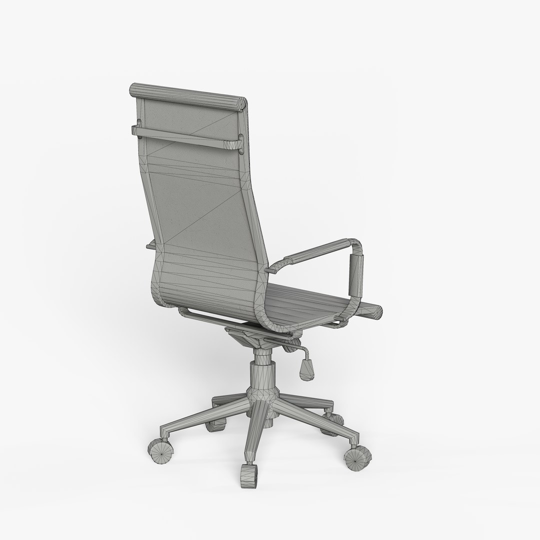 3D Chair Office Executive Model - TurboSquid 2185075