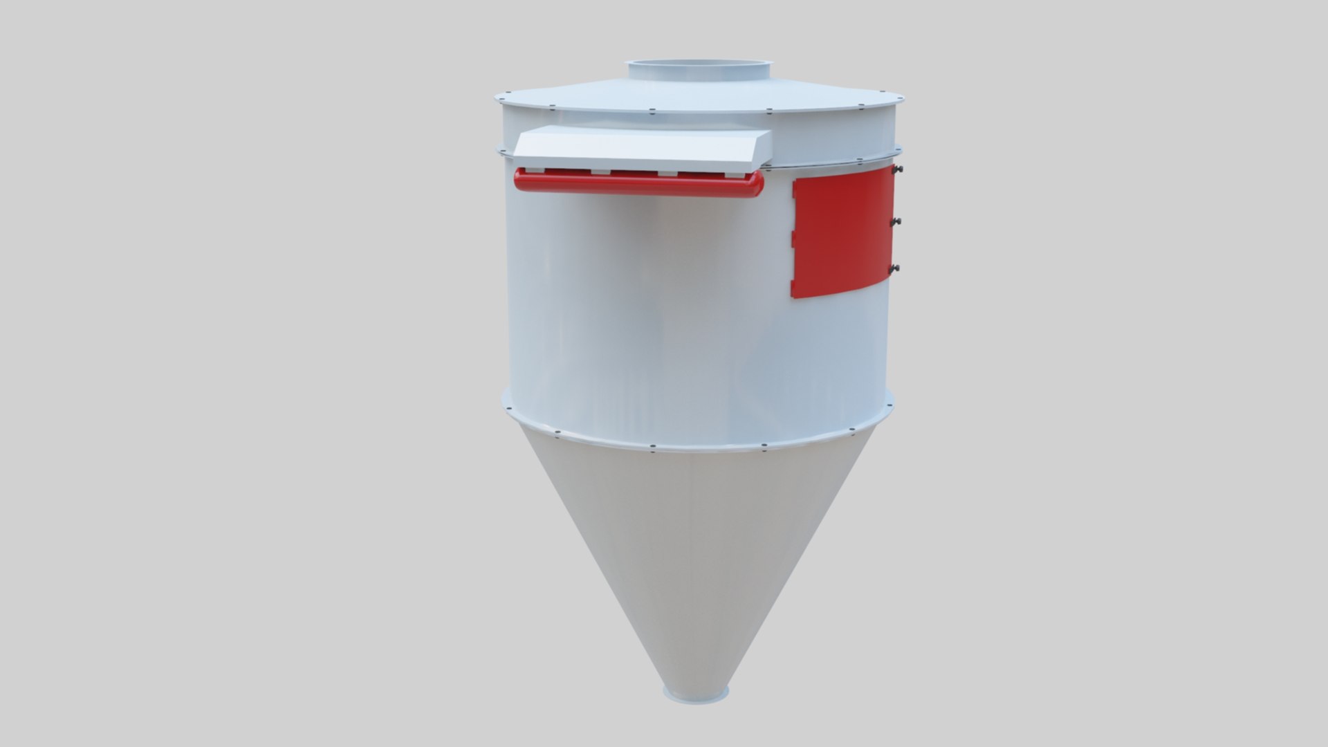 Dust Cyclone - Wheat Grain Flour Milling Machine 3D Model - TurboSquid ...