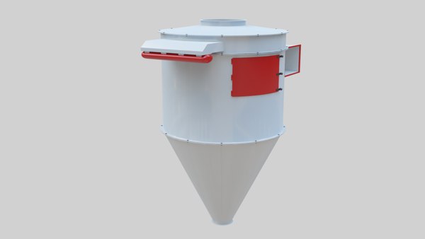 Dust Cyclone - Wheat Grain Flour Milling Machine 3D model - TurboSquid ...