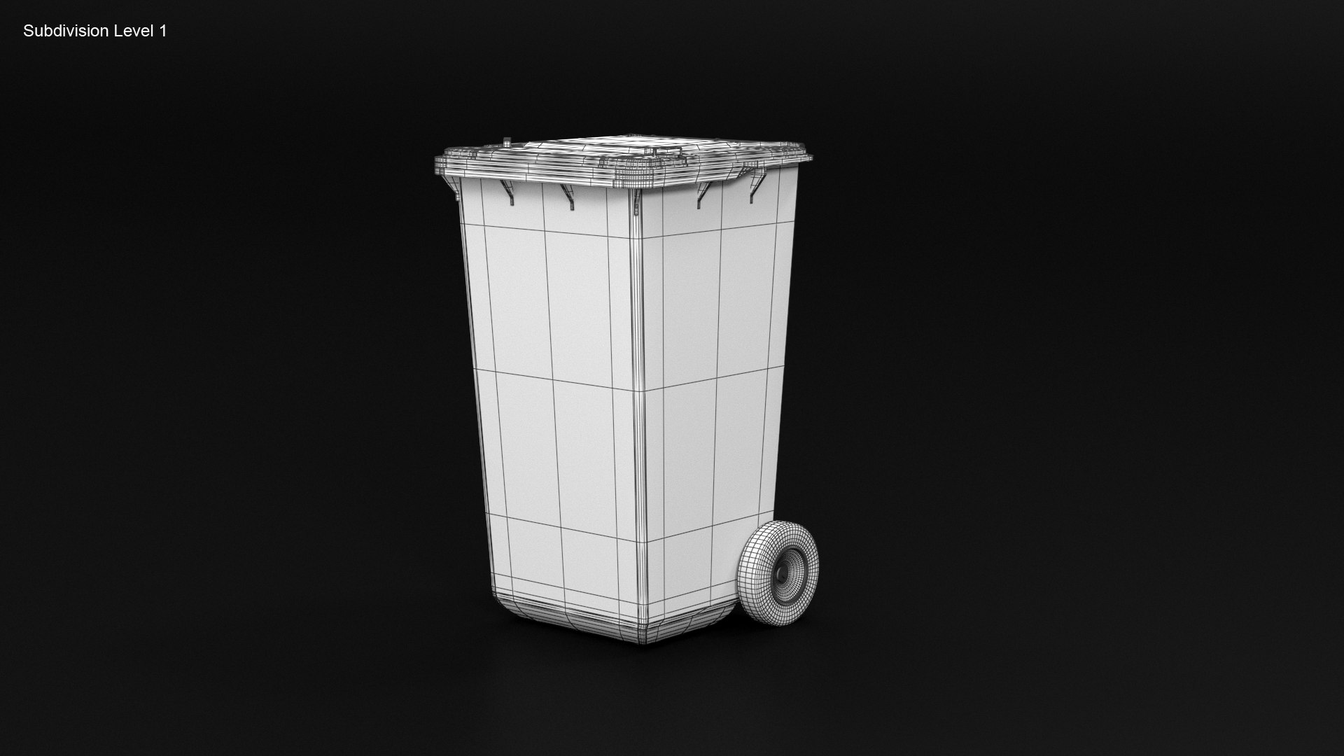 Garbage Container 240L Model - TurboSquid 2000975