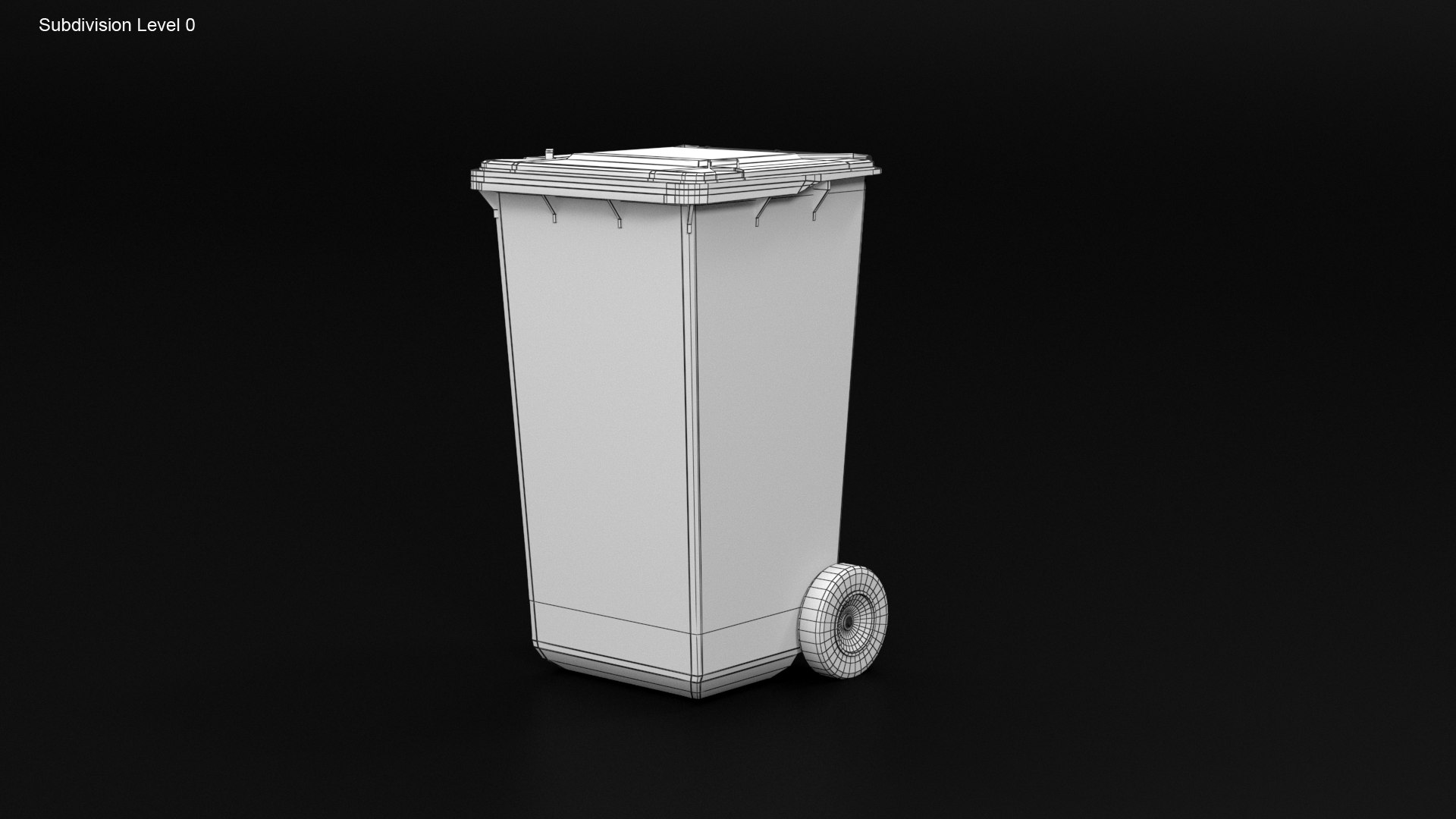 Garbage Container 240L Model - TurboSquid 2000975