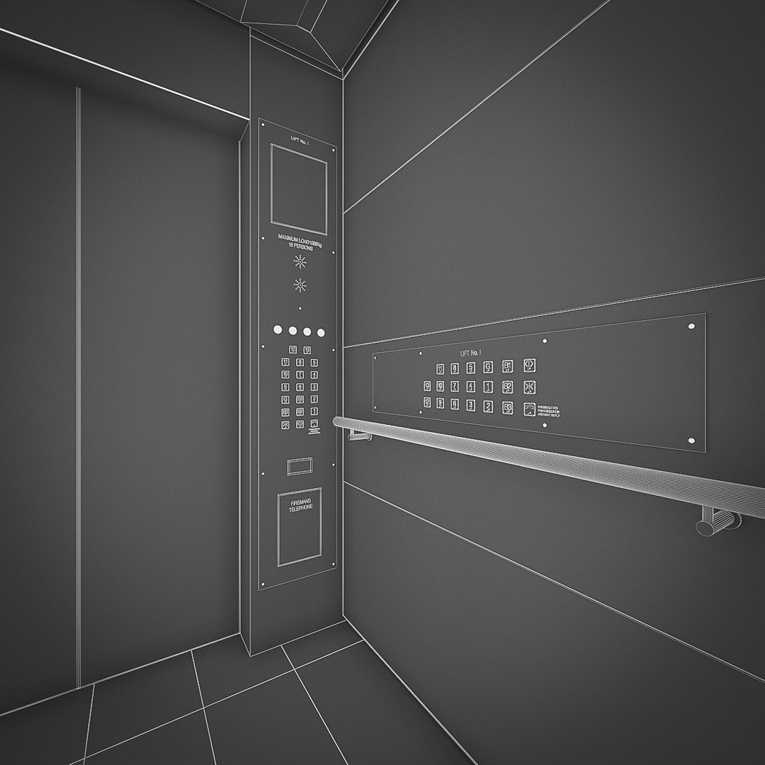 3D OTIS Elevators Collection - 12 Pack - TurboSquid 1751387