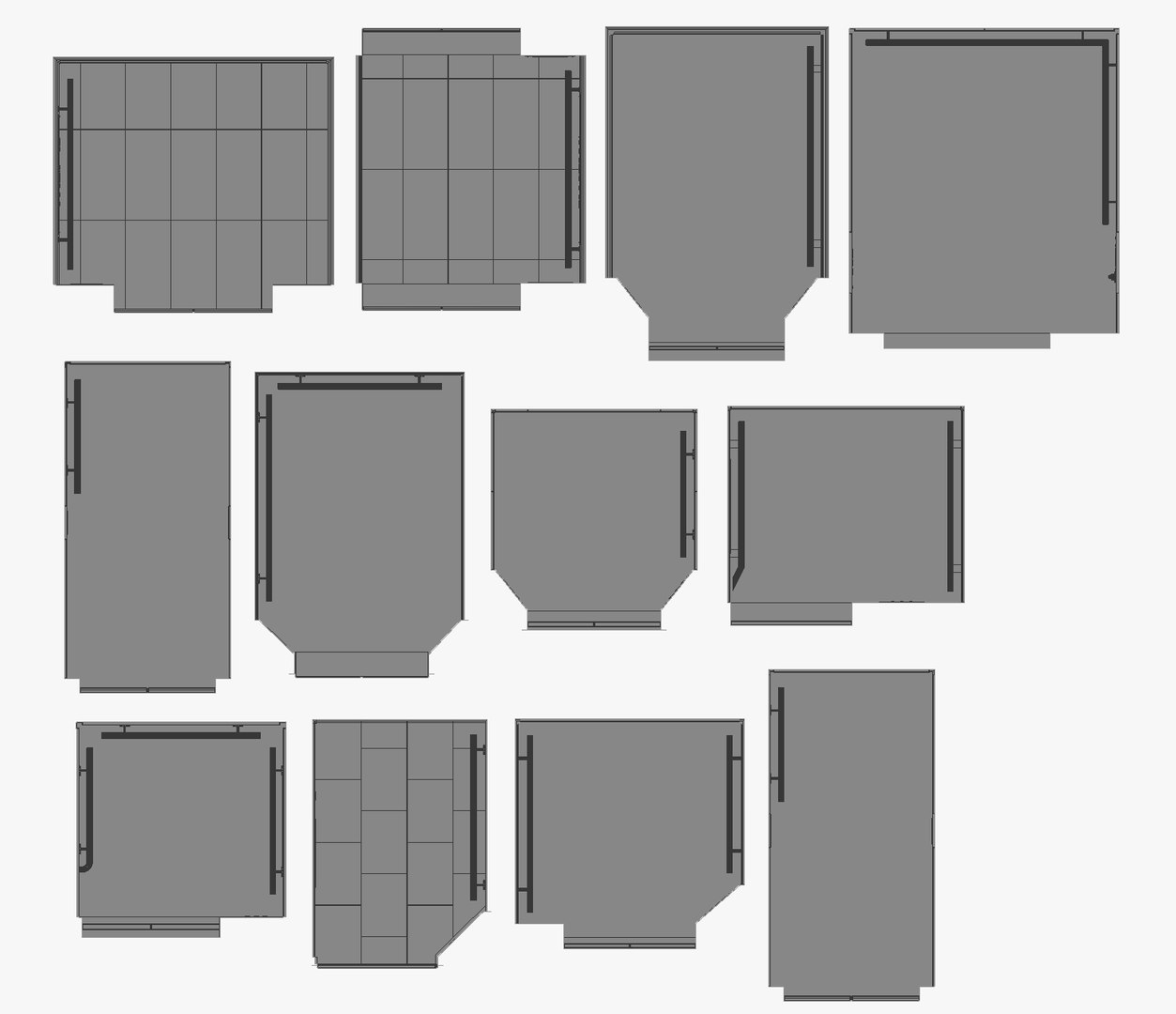 3D OTIS Elevators Collection - 12 Pack - TurboSquid 1751387