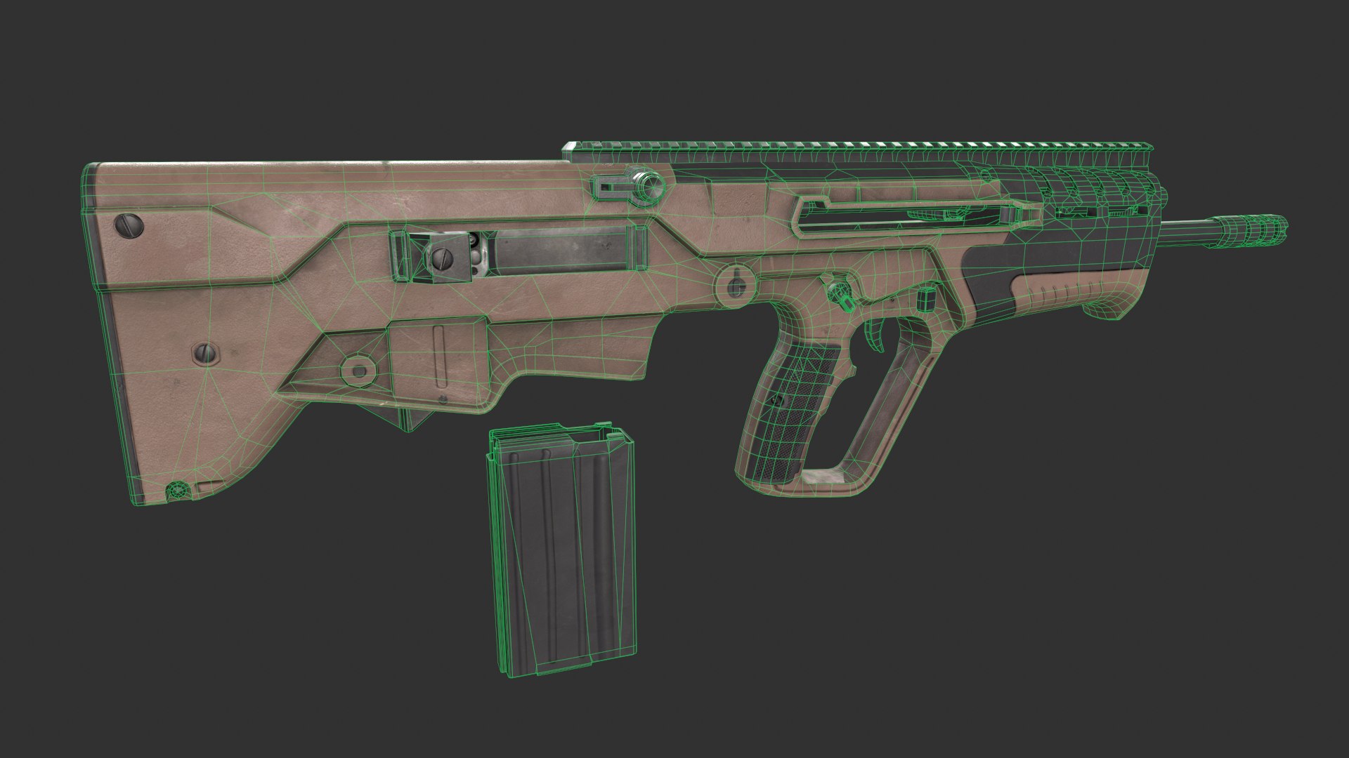 IWI Tavor 7 3D Model - TurboSquid 2146725