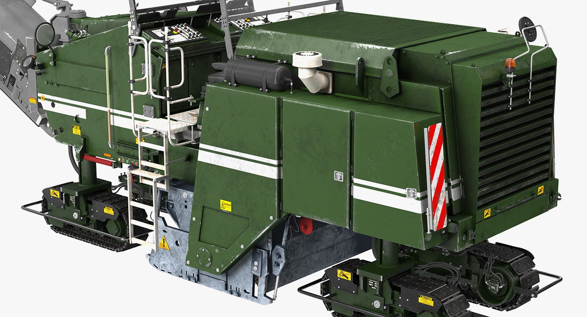 3D asphalt milling machine generic - TurboSquid 1376644