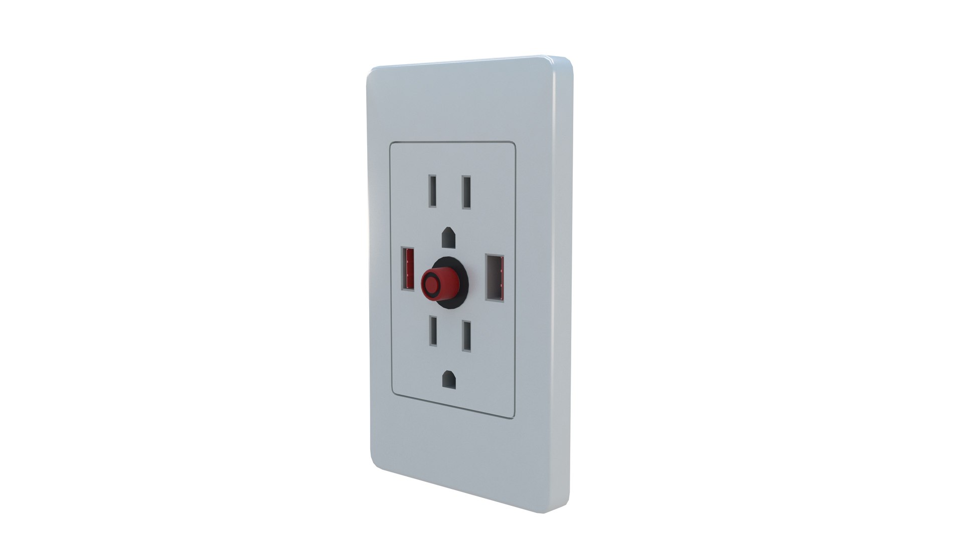 Electrical Outlet 2 3D model - TurboSquid 2150561