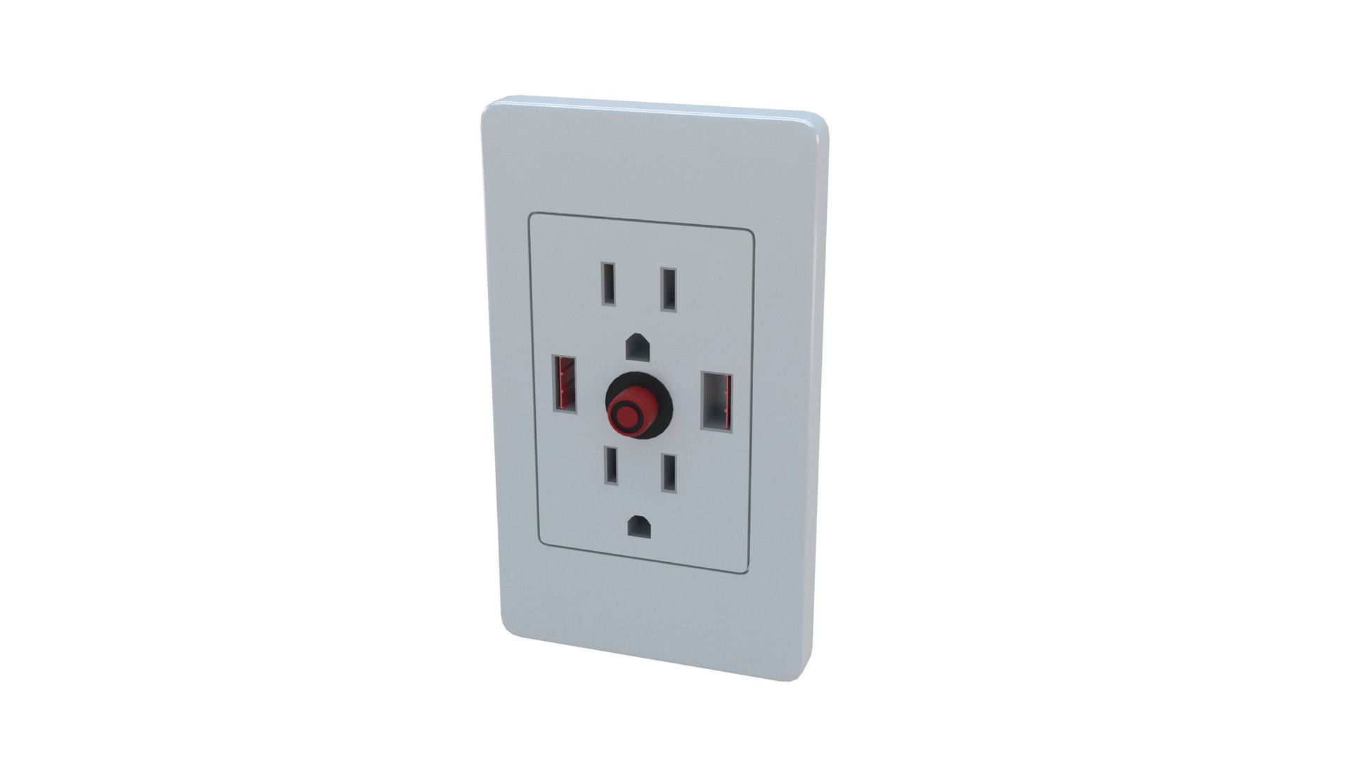 Electrical Outlet 2 3D model - TurboSquid 2150561