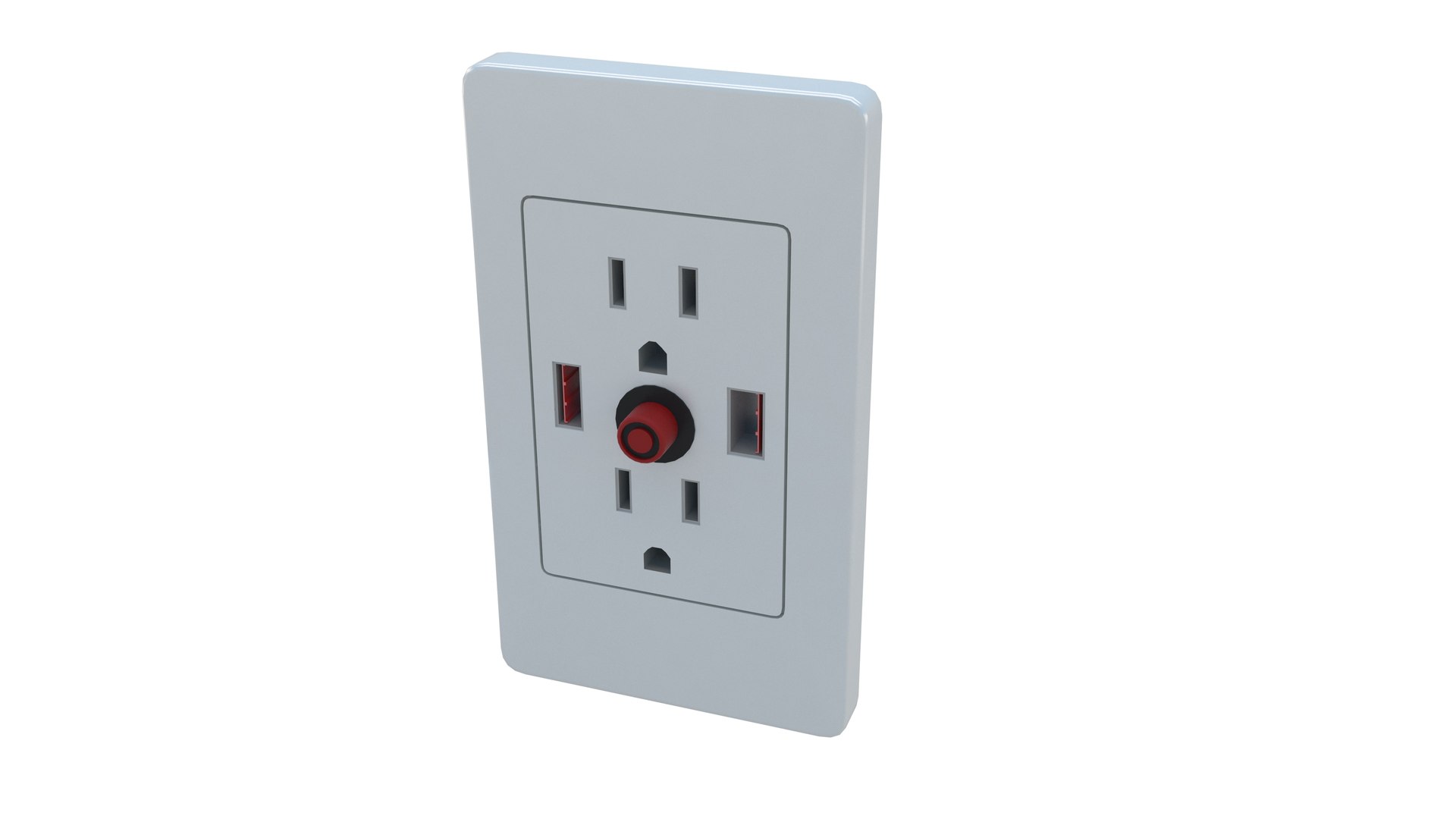 Electrical Outlet 2 3D model - TurboSquid 2150561