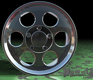 3d wheels centerline convo rims model