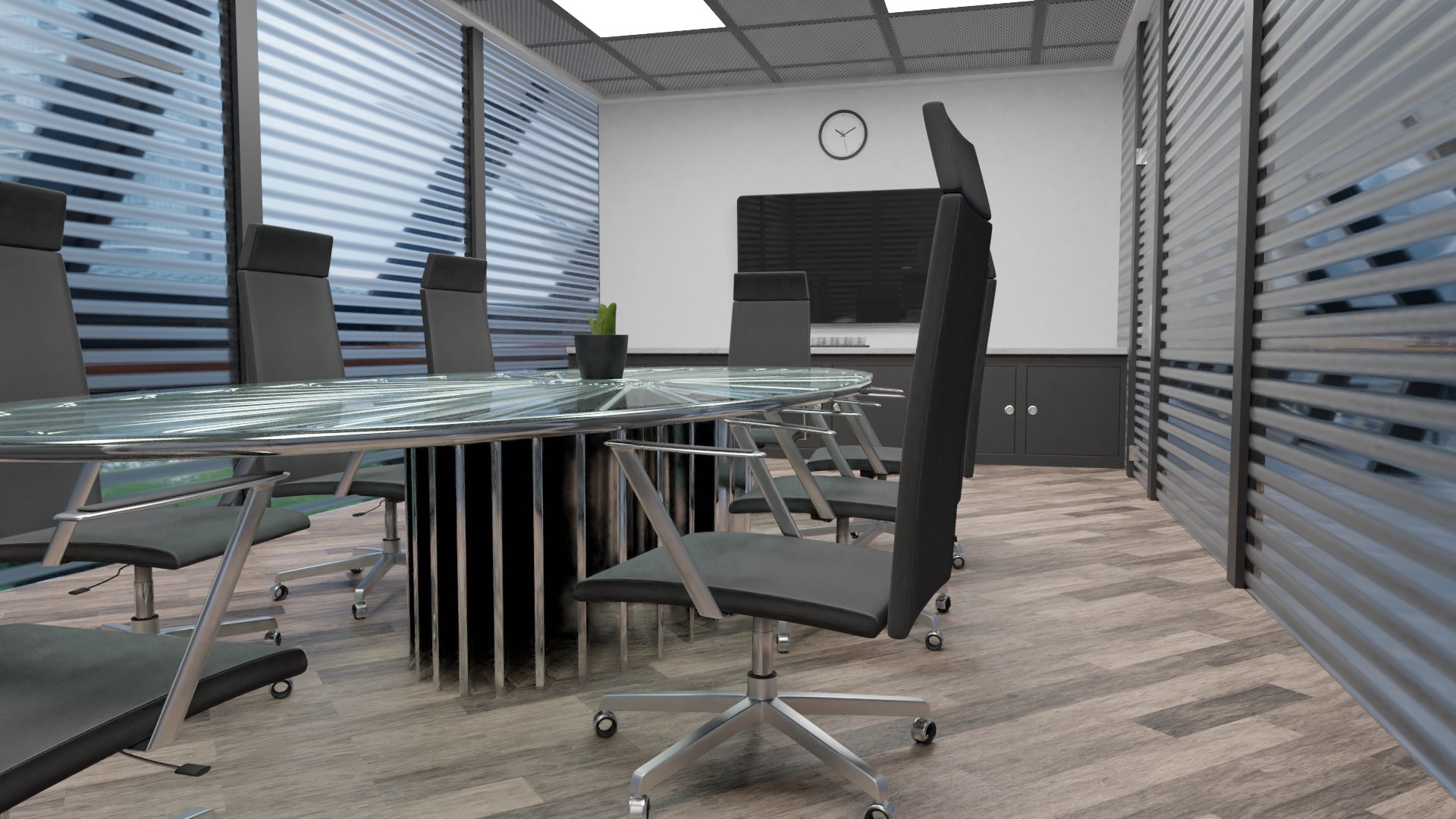3D Photorealistic Conference Room Scene - TurboSquid 1662128
