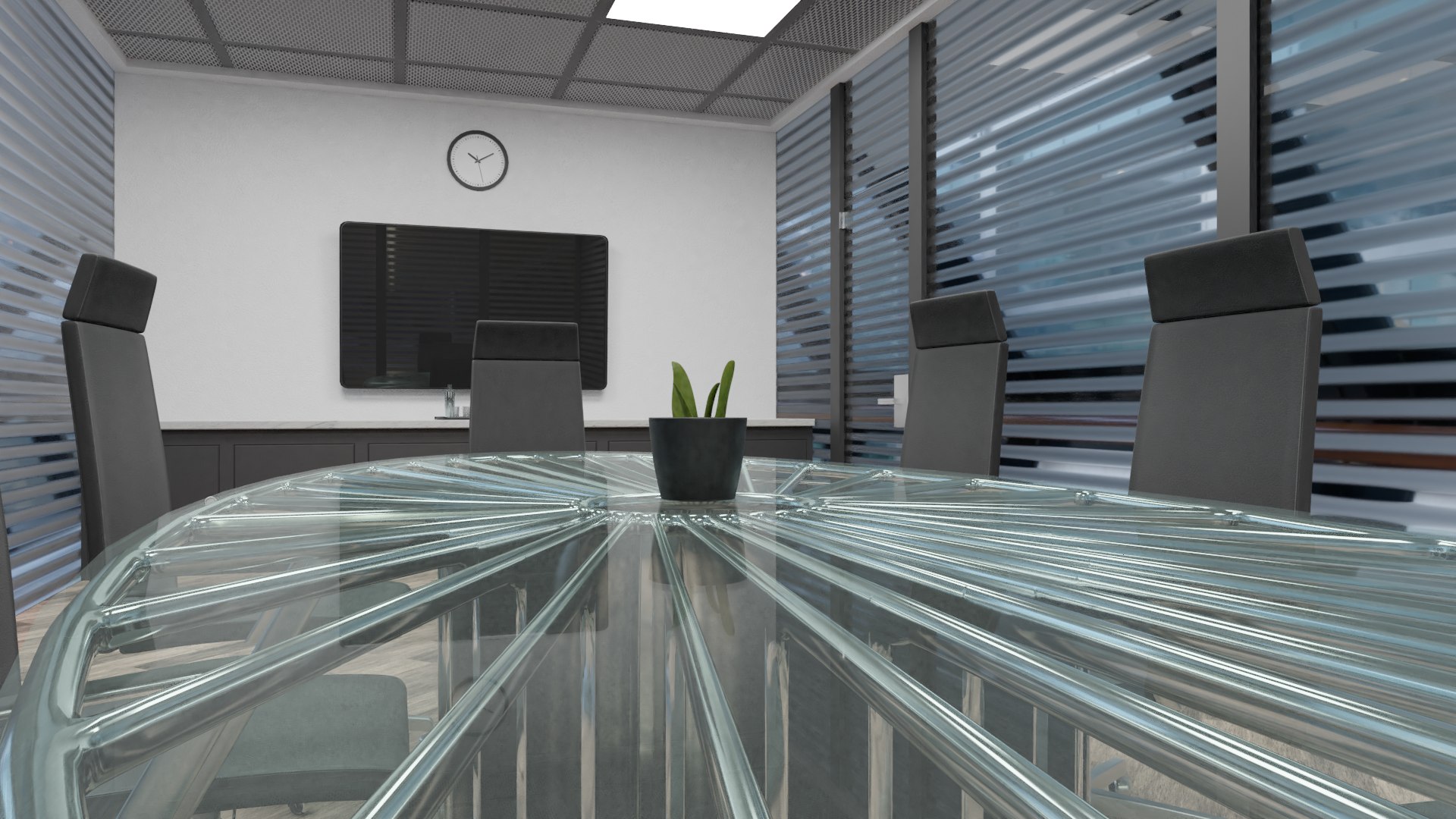 3D Photorealistic Conference Room Scene - TurboSquid 1662128