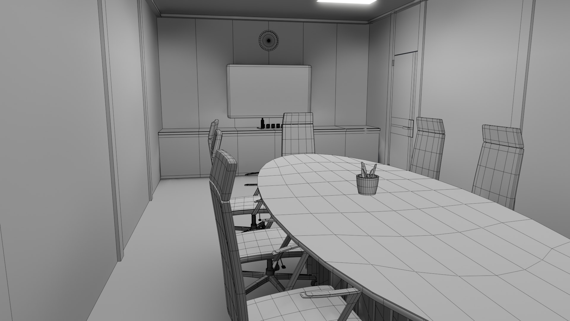 3D Photorealistic Conference Room Scene - TurboSquid 1662128