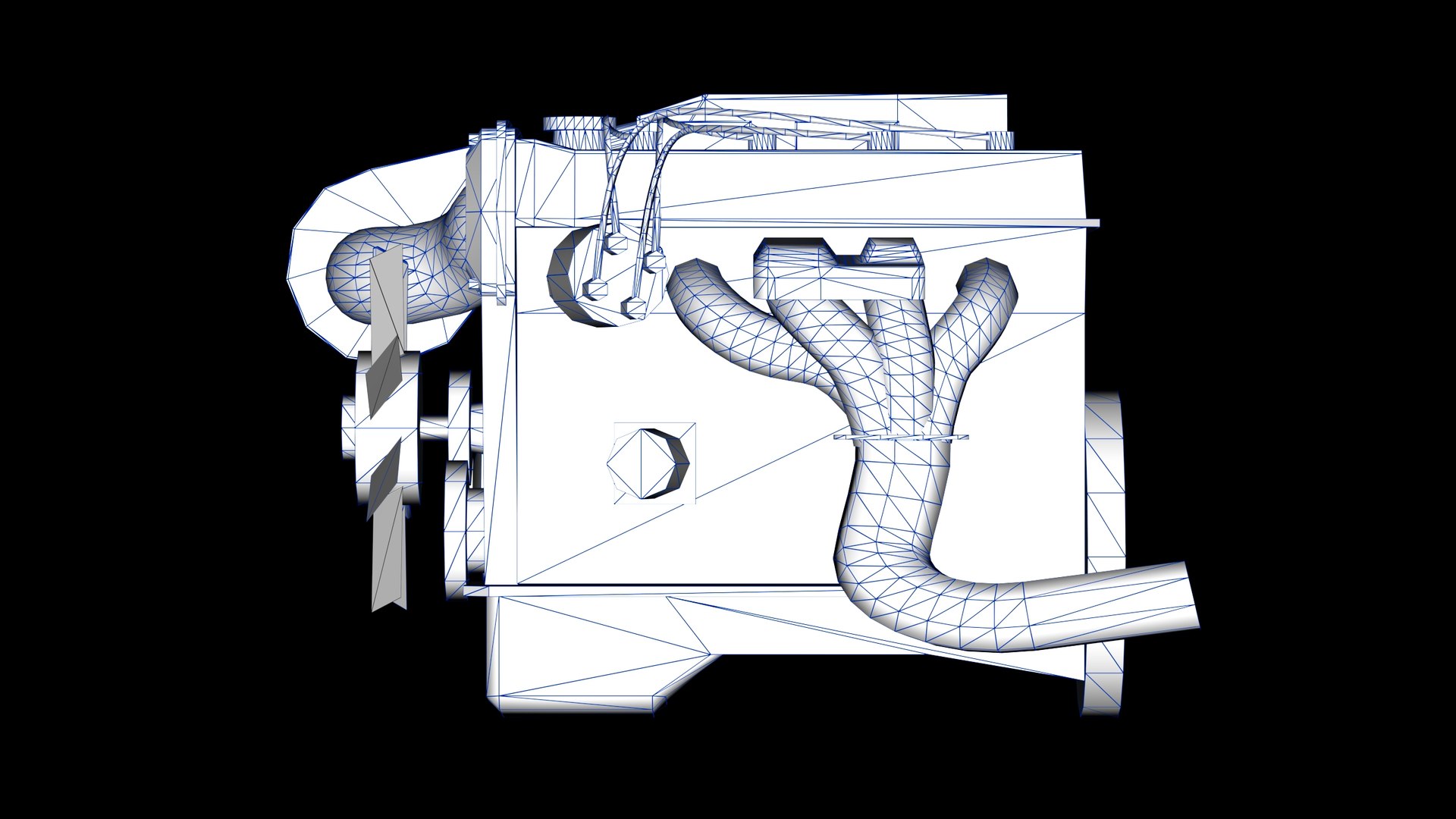 4AGE Toyota Inline 4 Engine Model - TurboSquid 2337082
