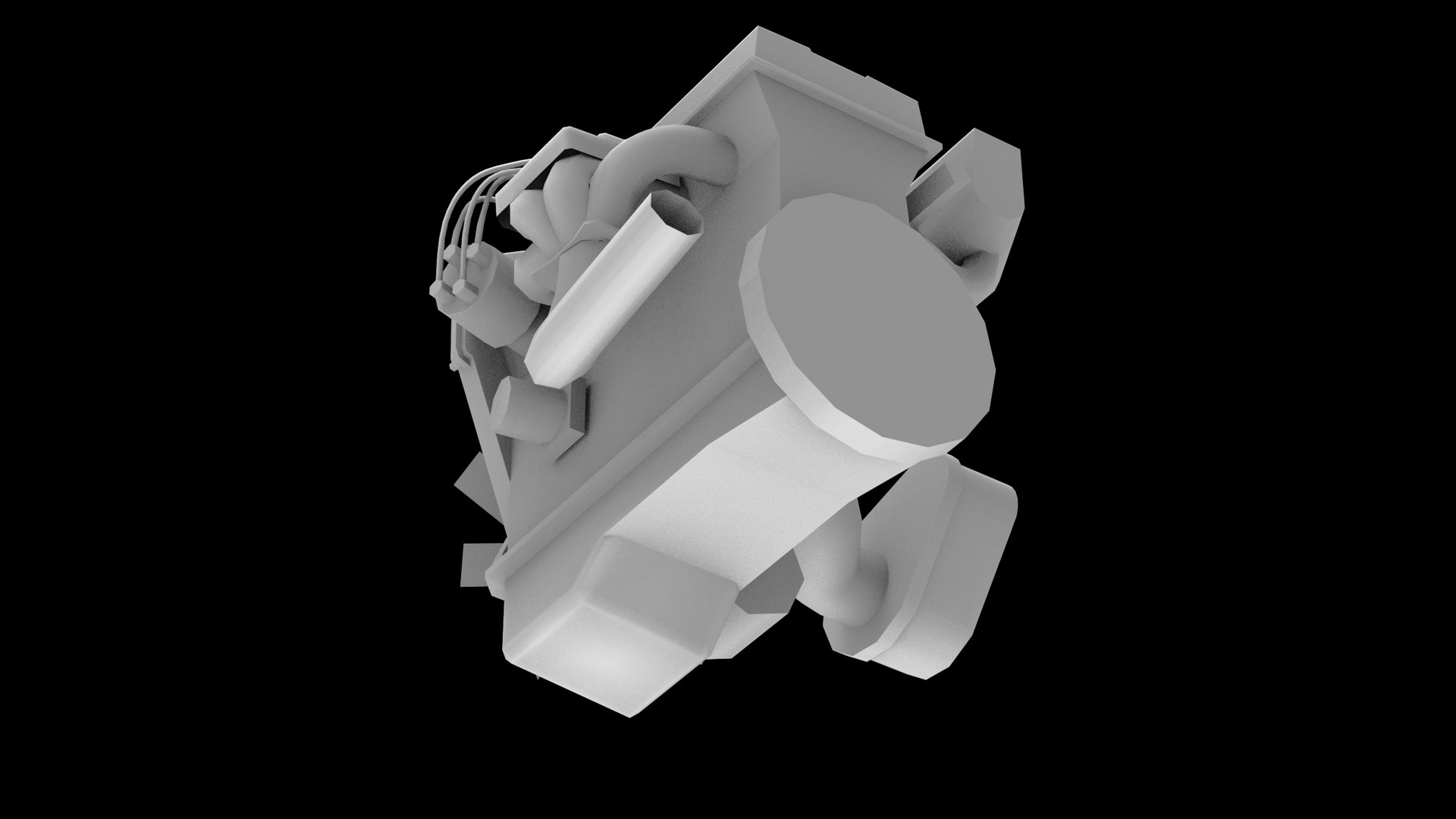 4AGE Toyota Inline 4 Engine Model - TurboSquid 2337082