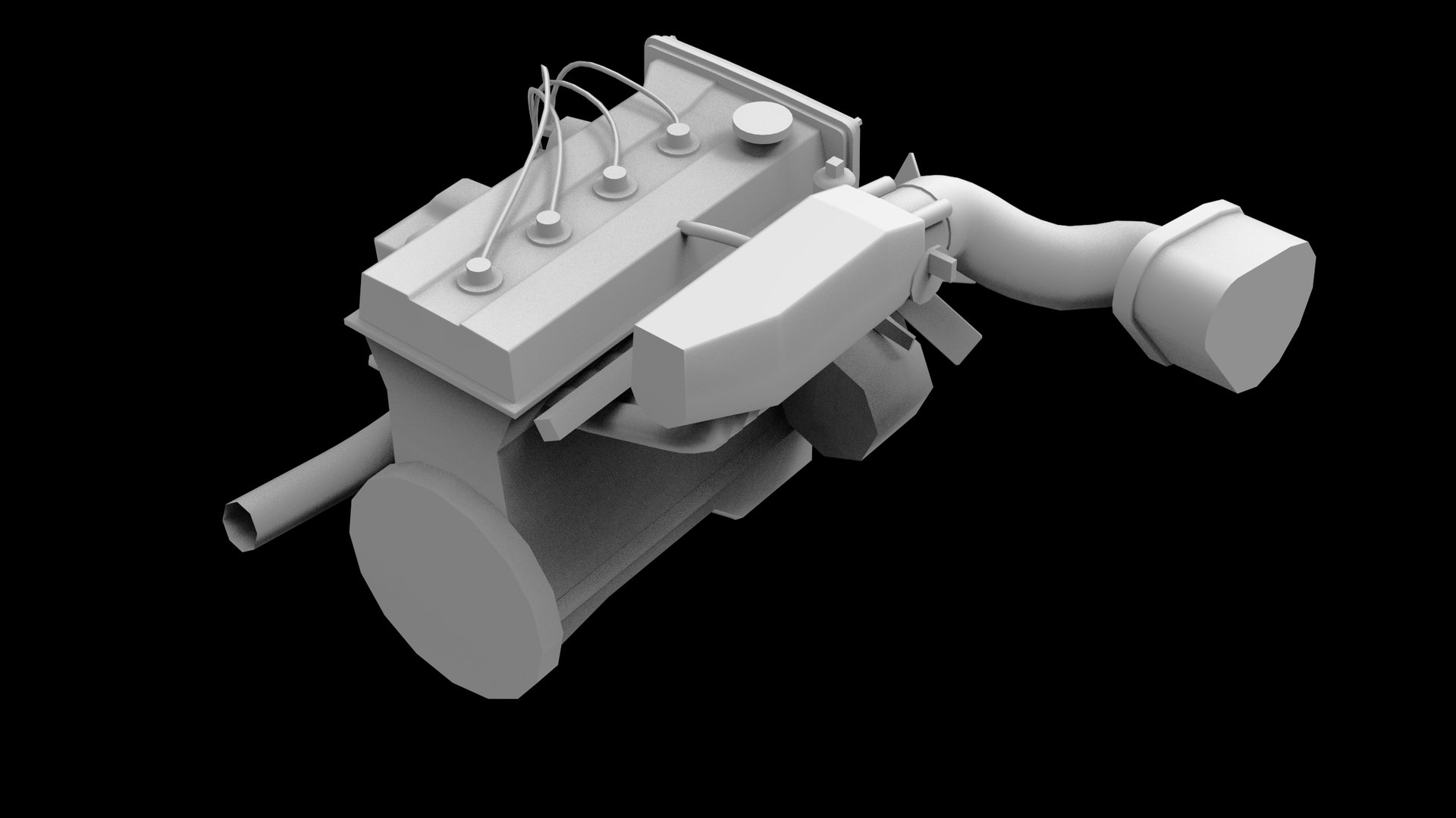 4AGE Toyota Inline 4 Engine Model - TurboSquid 2337082