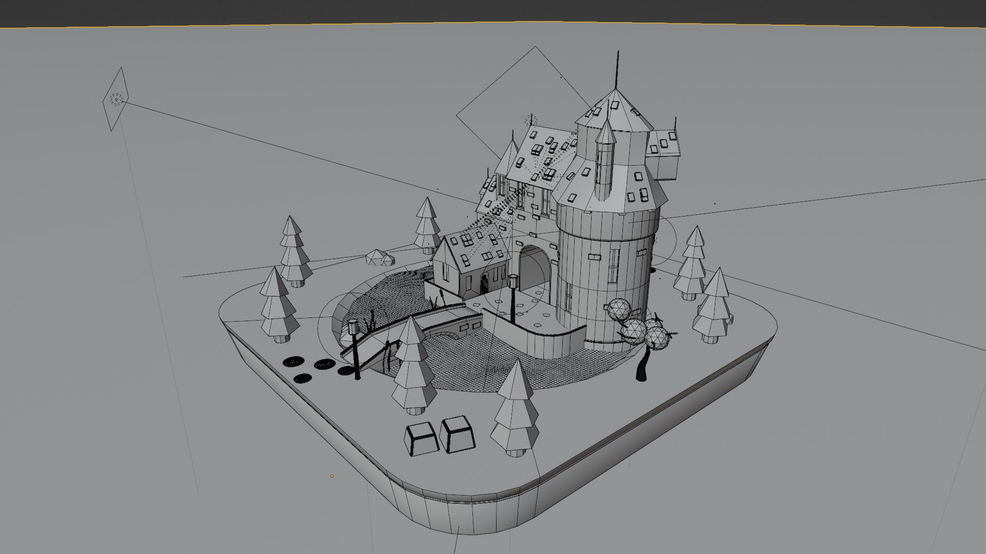 Castle 3D Model - TurboSquid 2035830