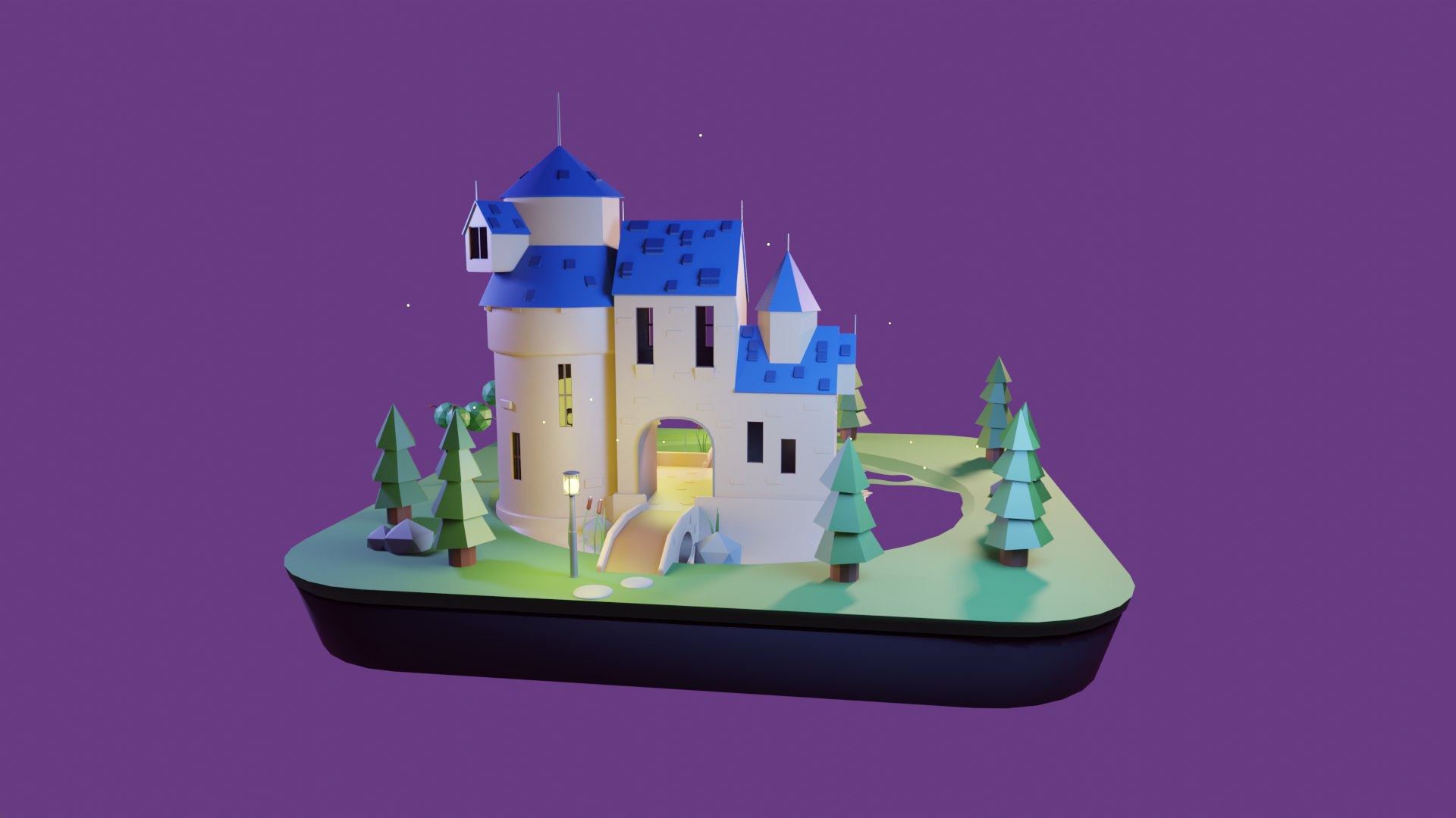 Castle 3D Model - TurboSquid 2035830