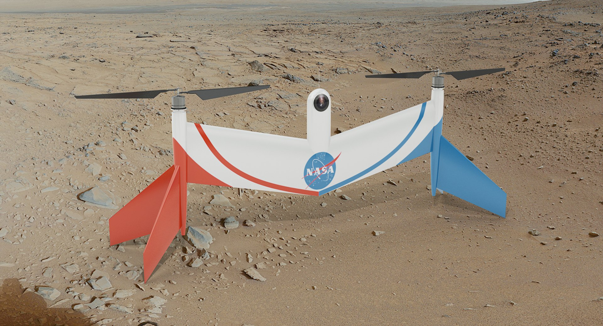 3D Nasa Mars Drone Model - TurboSquid 1371595