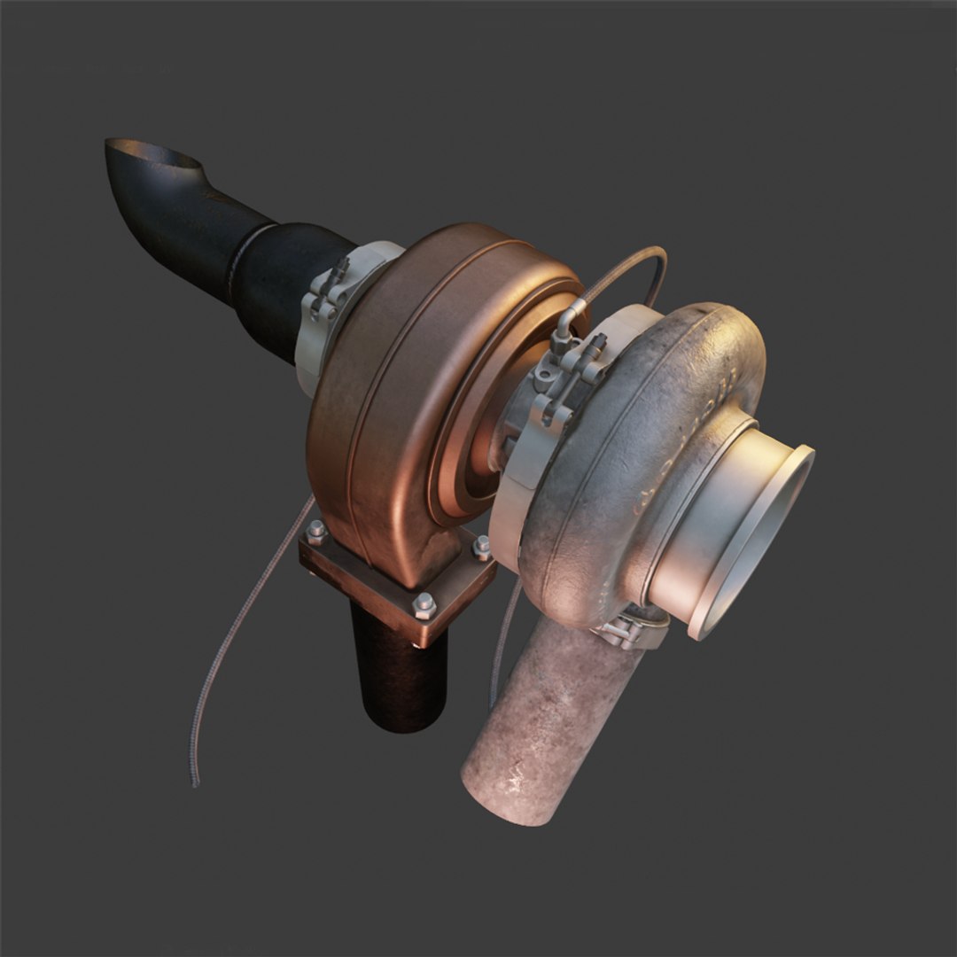 3D Turbo Engine Model - TurboSquid 1561884