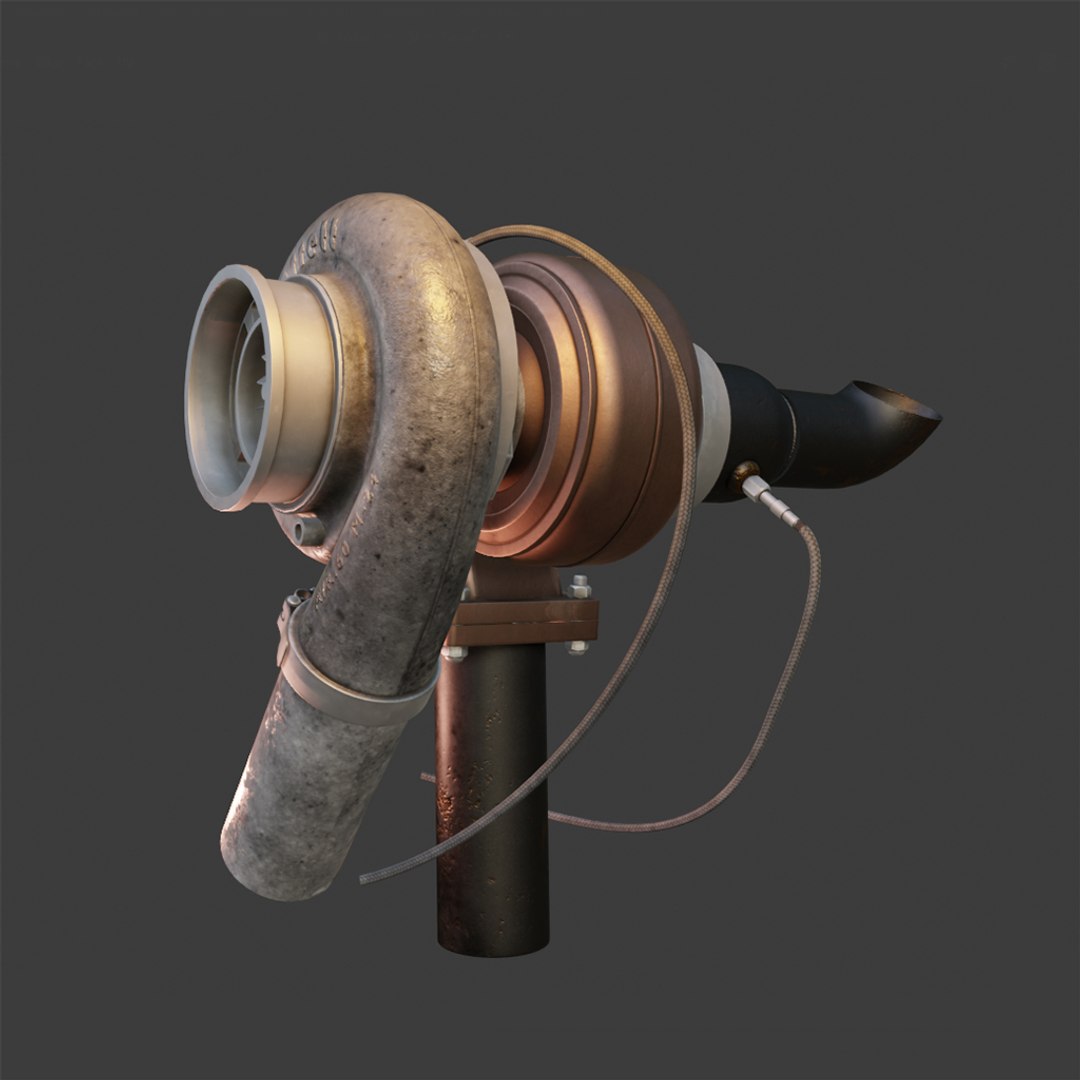 3D Turbo Engine Model - TurboSquid 1561884