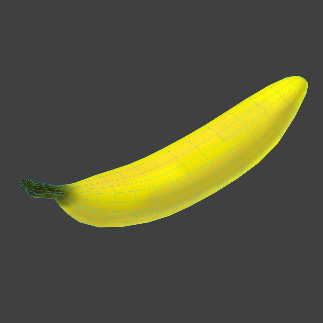Banana 3D Model - TurboSquid 1726660