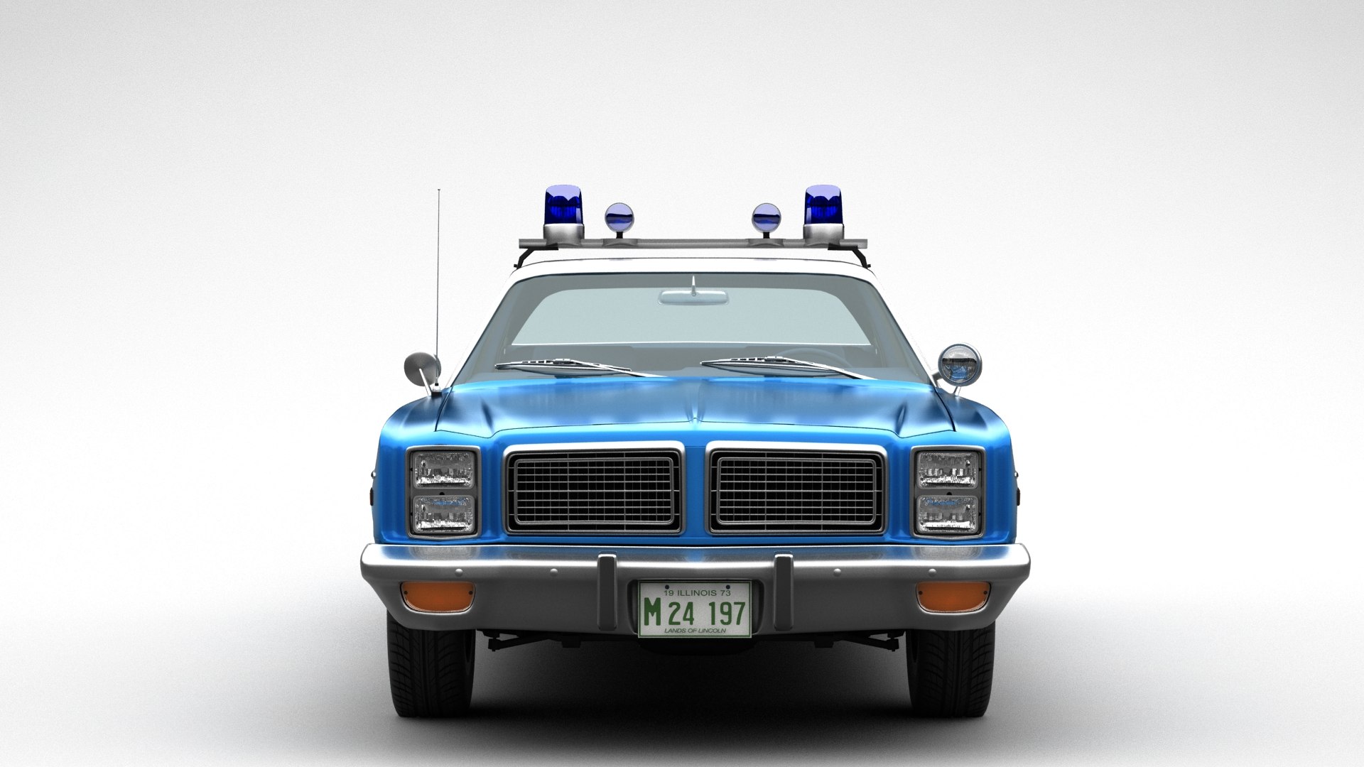 Dodge Monaco Police 1977 3D Model - TurboSquid 2075936