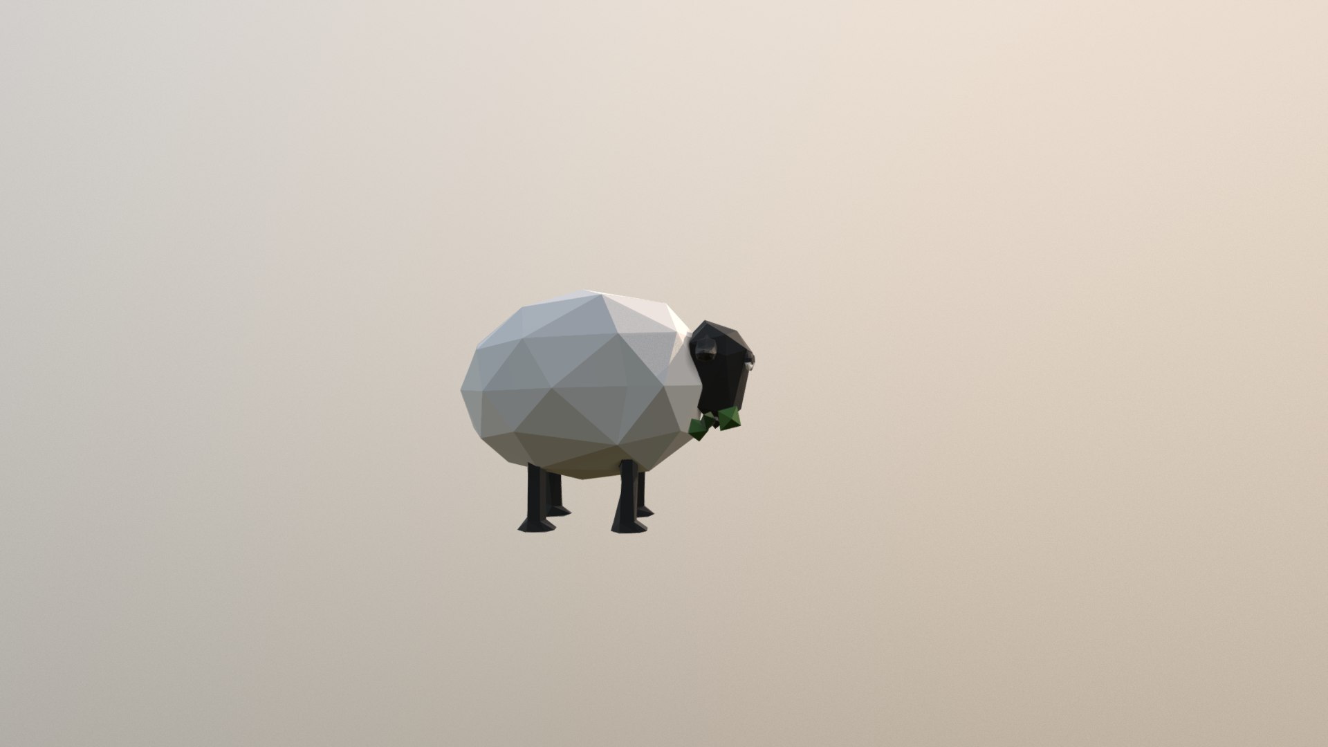 Sheep Low-poly 3D Model - TurboSquid 1222875