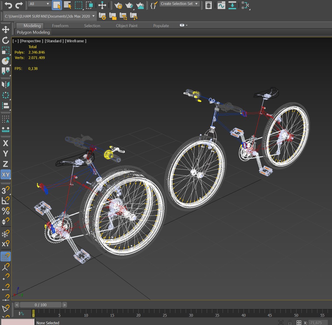 3D MOUNTAIN FOLDING FLIP BIKE FOLDABLE MTB BICYCLE Model - TurboSquid ...