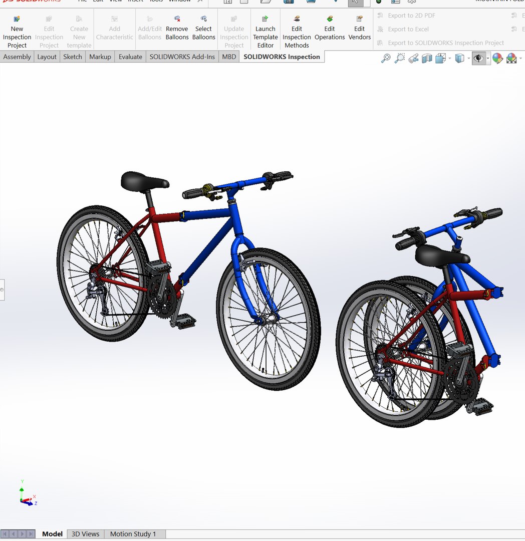 3D MOUNTAIN FOLDING FLIP BIKE FOLDABLE MTB BICYCLE Model - TurboSquid ...