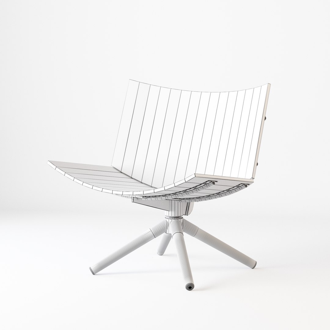 3D Model Radar Chair Carlos Motta - TurboSquid 1793092