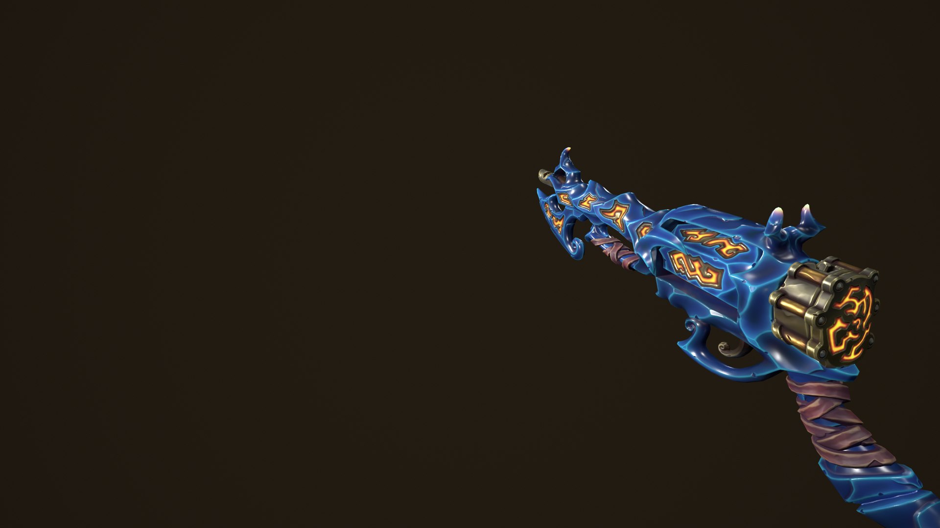 Modular Stylized Rune Ice Rifle Shotgun Revolver Axe Knife 3D Model ...