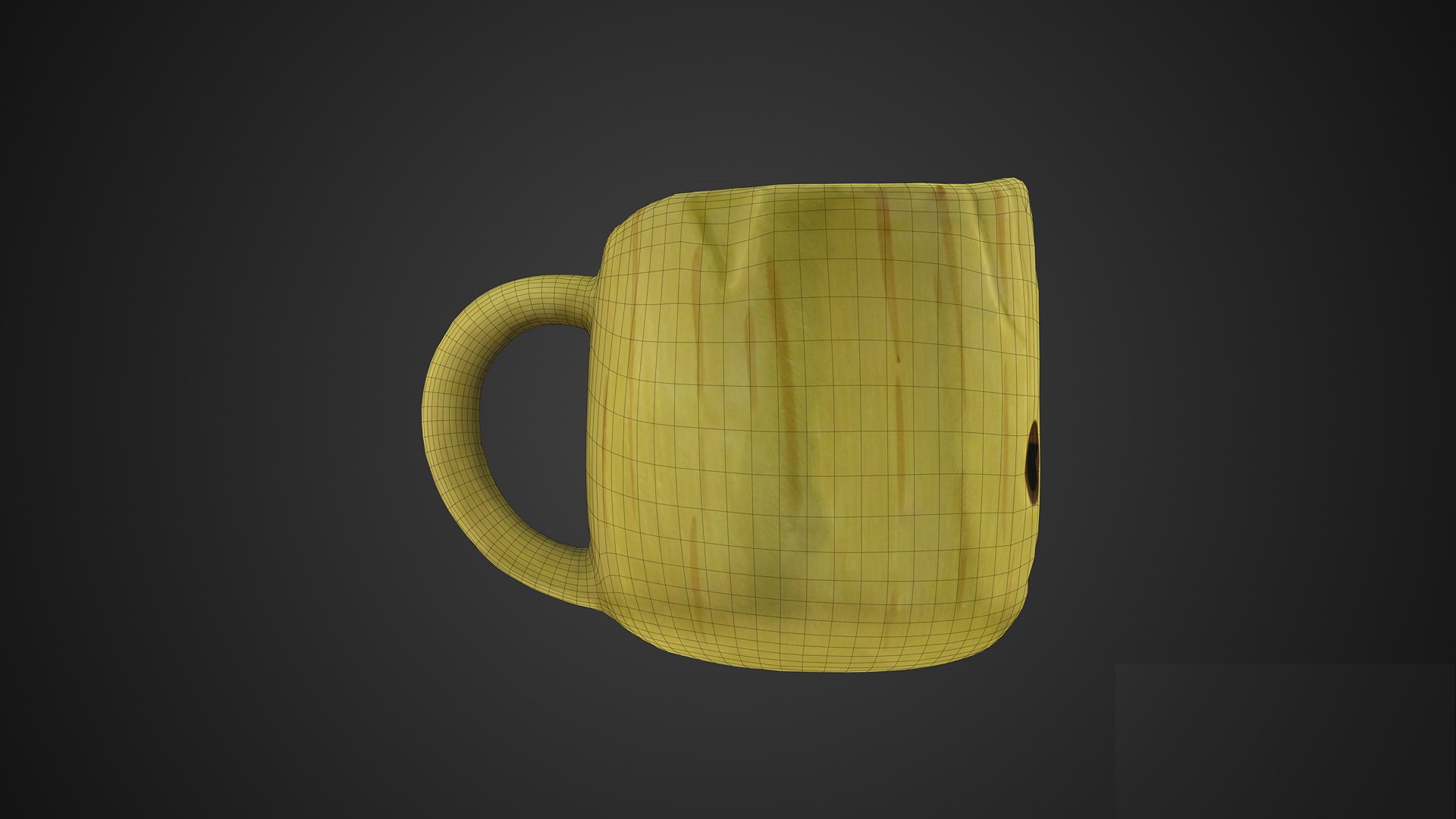 Game Ready Wooden Monster Mug Cup 3D Model - TurboSquid 2102404