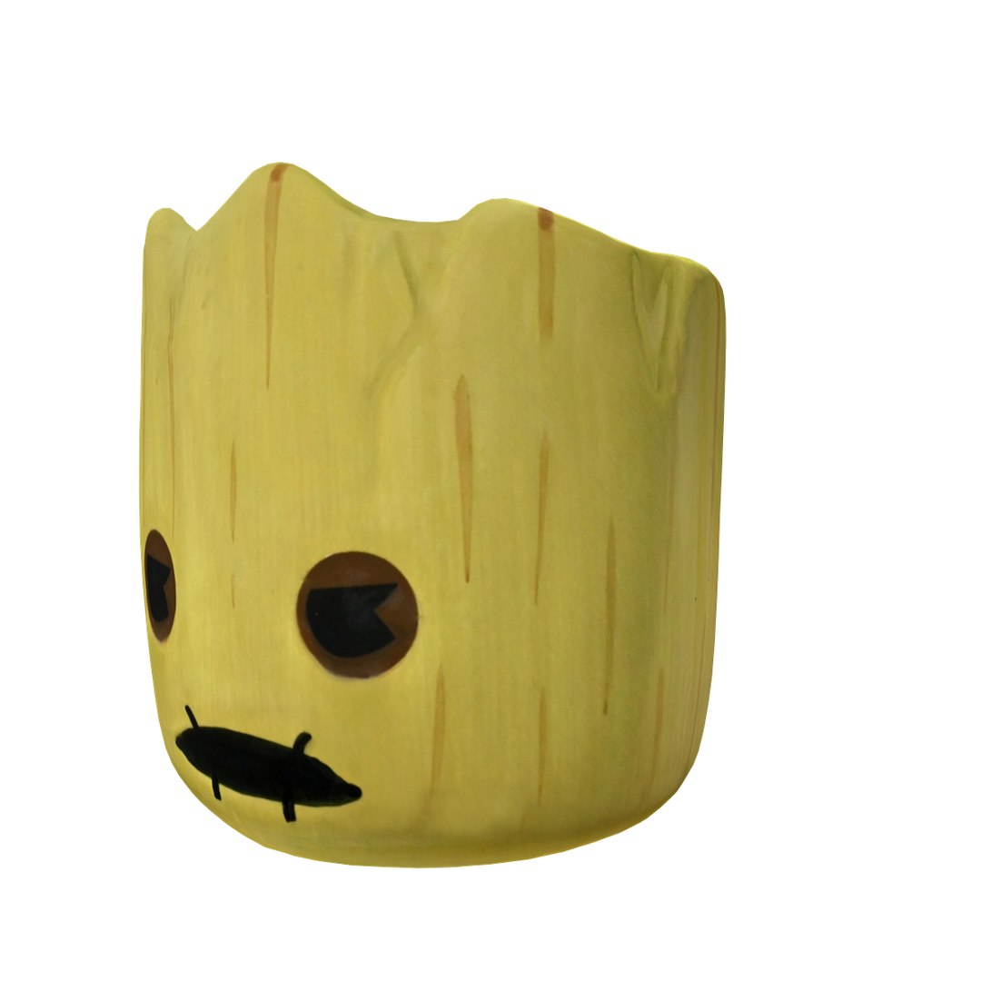 Game Ready Wooden Monster Mug Cup 3D Model - TurboSquid 2102404