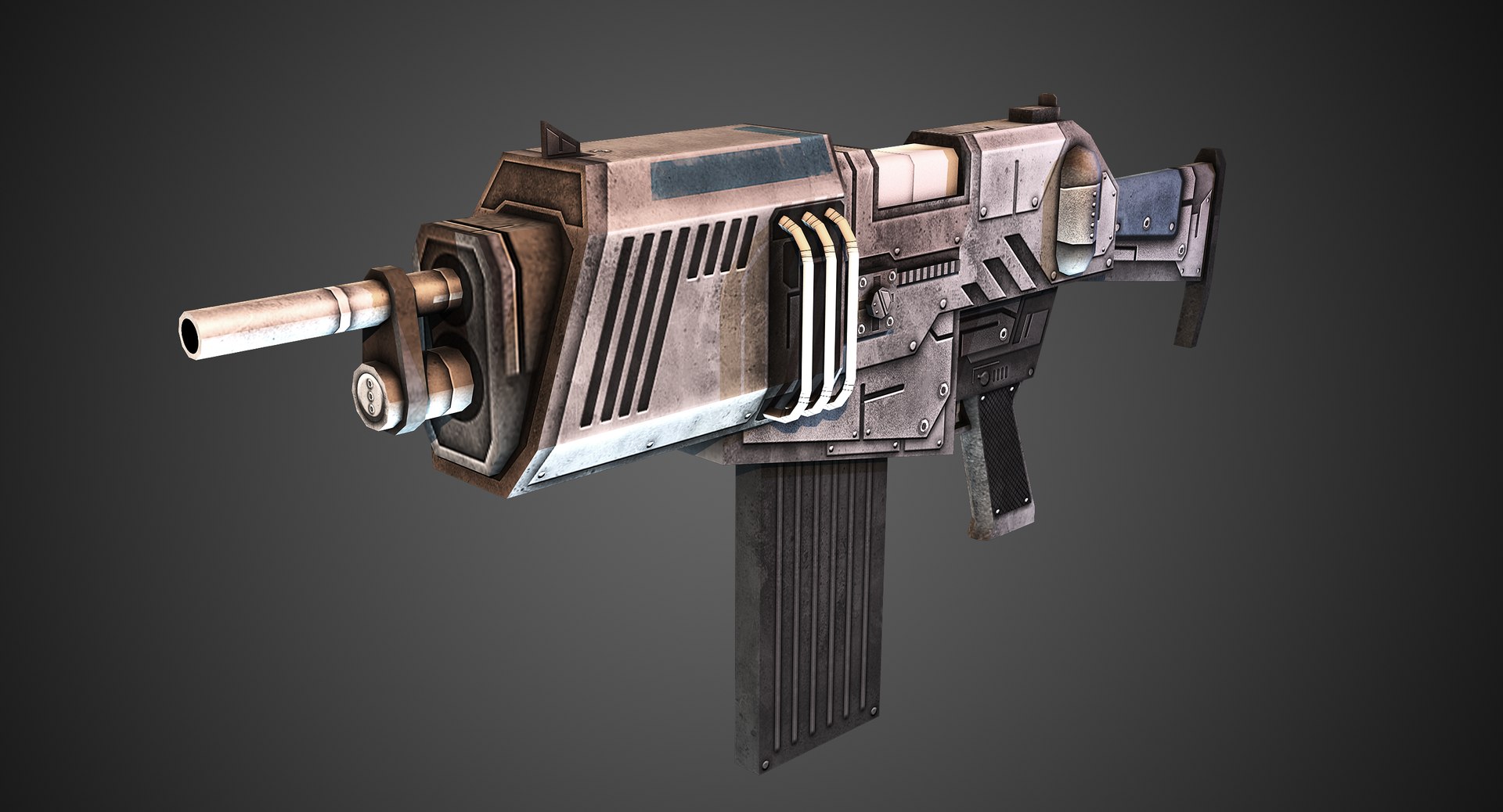 3d Model Ready Fps Weapon Rifle