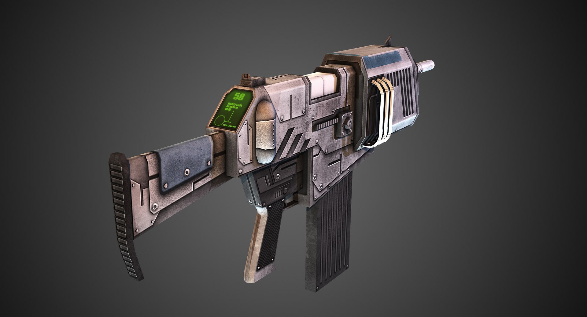3d Model Ready Fps Weapon Rifle