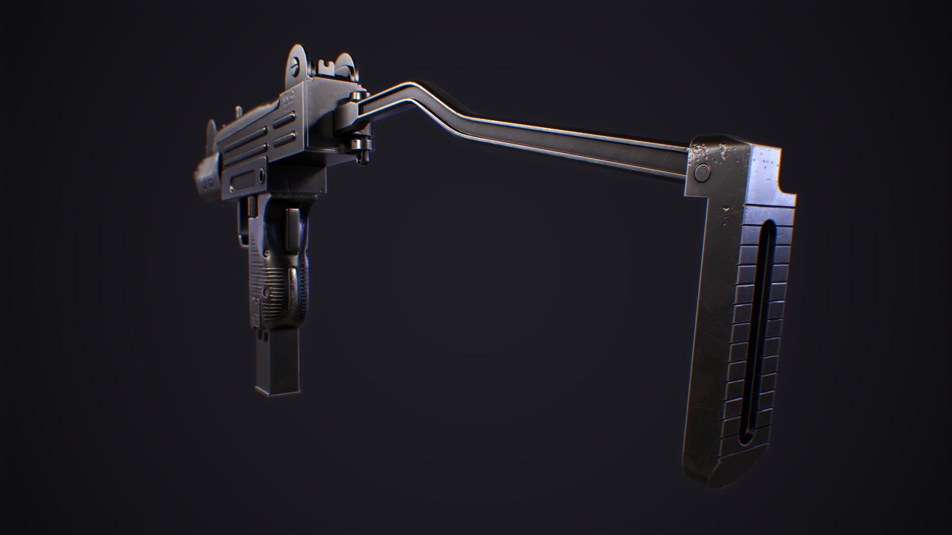 Mini UZI Gun 3D Model - TurboSquid 2067112