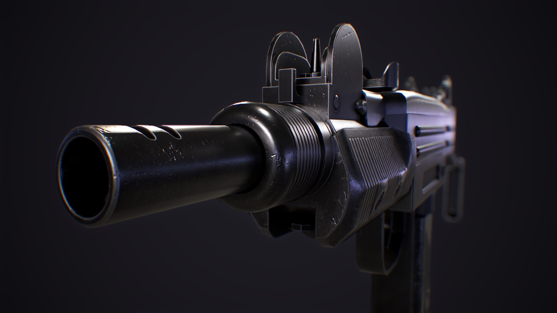 Mini UZI Gun 3D Model - TurboSquid 2067112